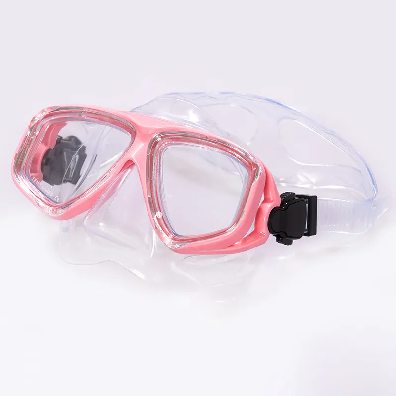DHgate.com:Childrens PVC Diving Goggles with Tempered Glass Lens for ...