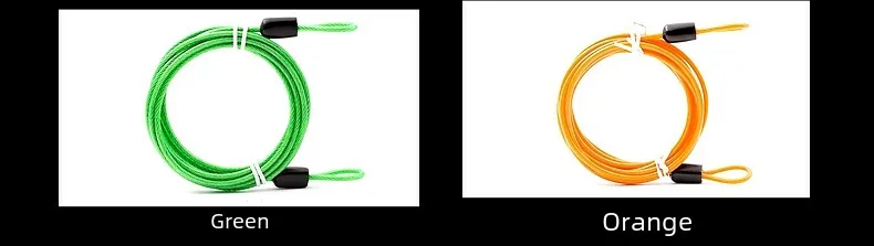 DHgate.com:Rubber-coated wire rope for combination lock, car, clothing ...