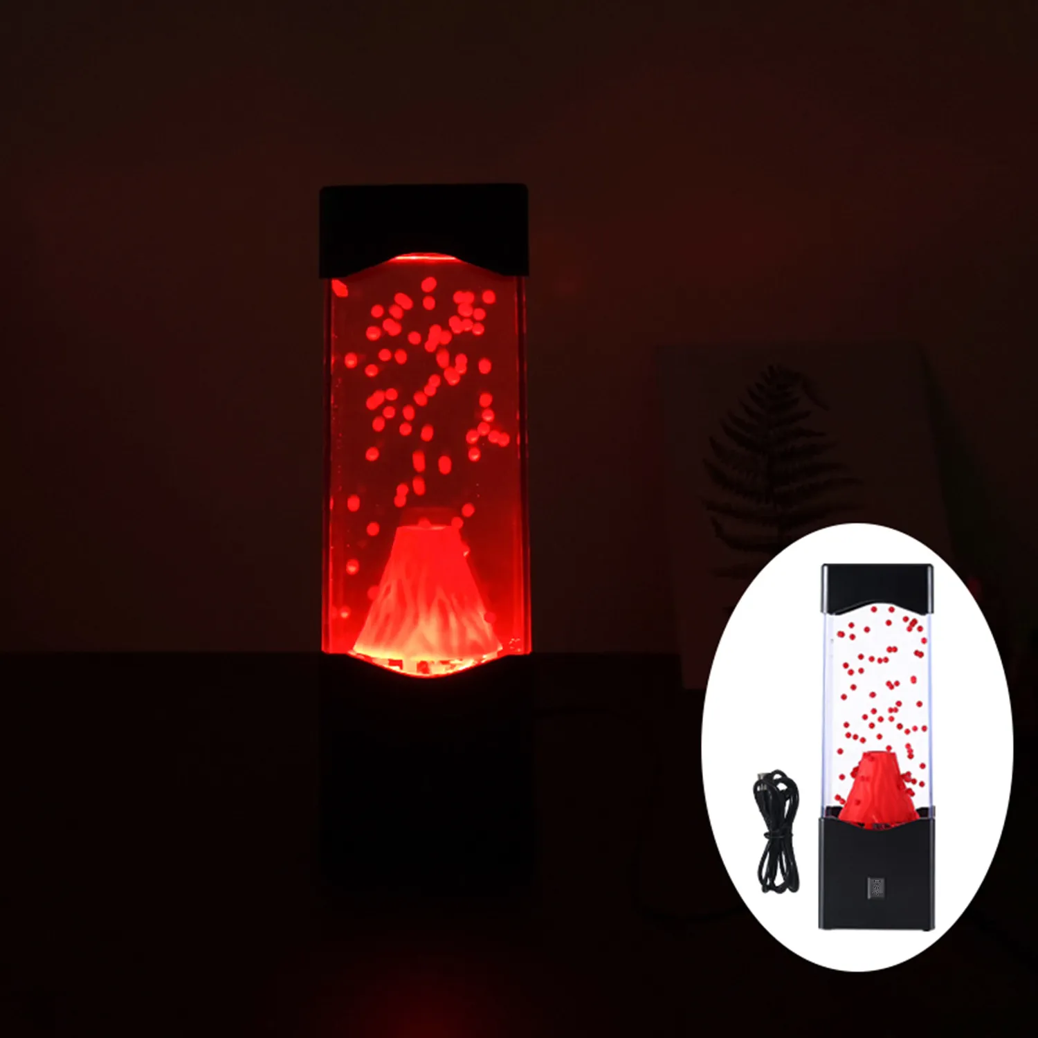 Creative Lava Lamp Decorative Volcanic Nightlight For Home Furnishing ...