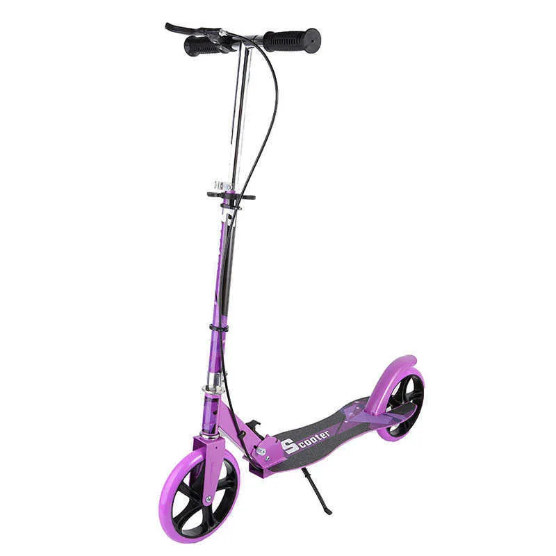 DHgate.com:Adult Foldable Kick Scooters, Two-Wheel Foot and Disc Brakes ...