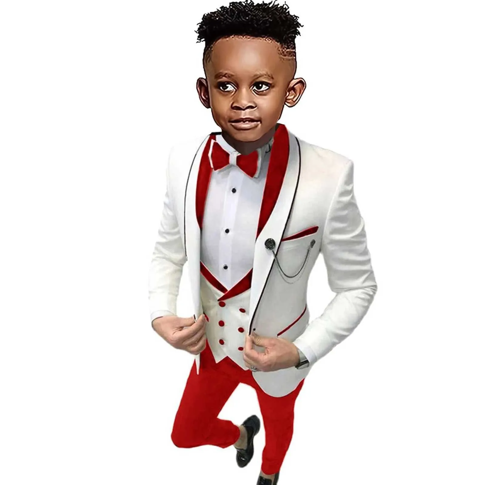 Suits Elegant Boys Formal Jacquard Suit Set - Wedding Flower Boy ...