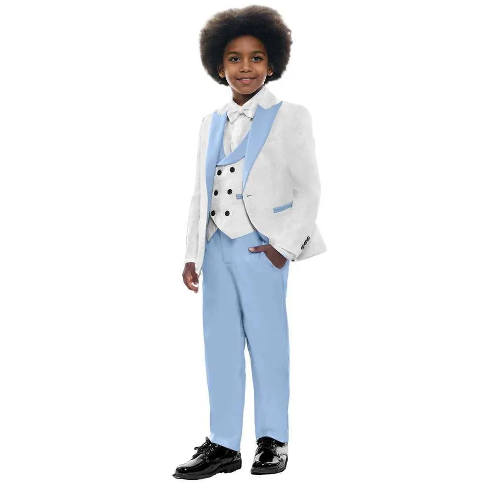 Kids Suit For First Communion Elegant 2024 Blazer, Pants & Vest Set 10 ...