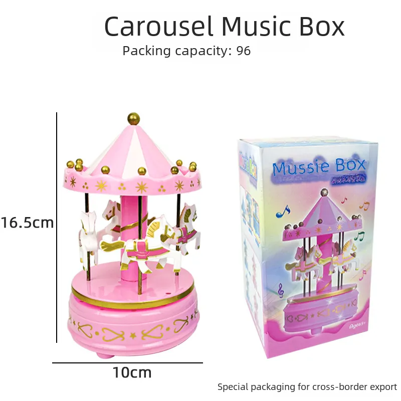 DHgate.com:Wooden Carousel Music Box: Exquisite Gift, Timeless Melody ...