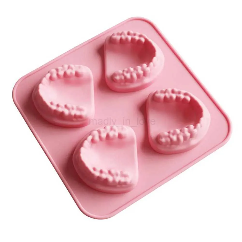 Funny Teeth Shaped Silicone Ice Cube Tray Gag Gift For Dentist Parties ...