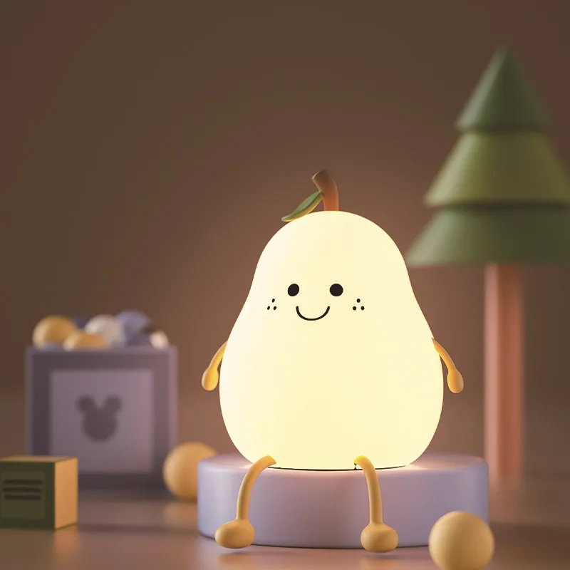 DHgate.com:Silicone Pear Night Light | Romantic Gift | Cute Room Decor ...