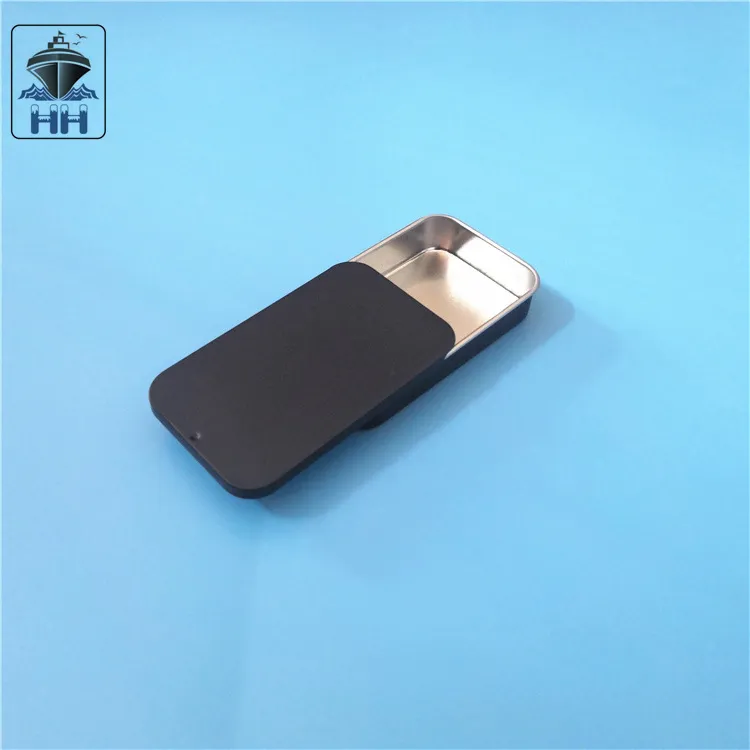 Black Storage Box Mini Iron Push Pull Drawer For Solid Perfume ...