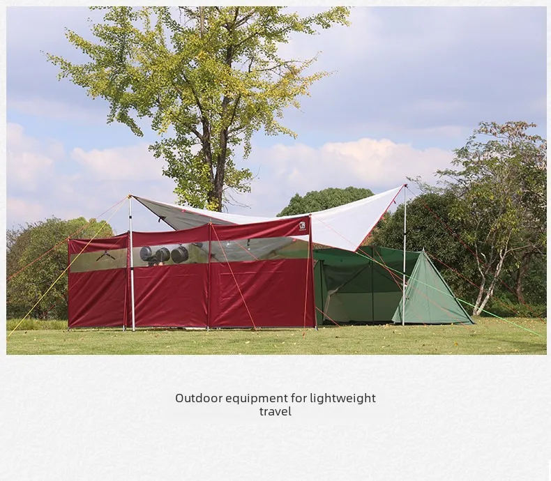 Outdoor Camping Windshield Cloth: Versatile Picnic & Barbecue Wind ...