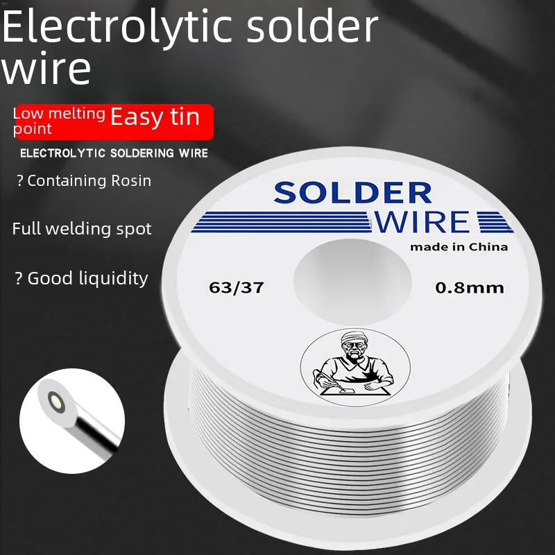 Premium 63/37 Rosin Core Solder Wire - 50g Small Roll, Multiple Gauges ...