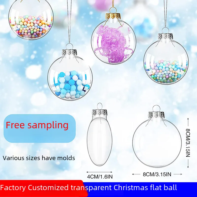 Transparent Plastic Craft Balls: Seamless, Fillable Ornaments & Decor ...