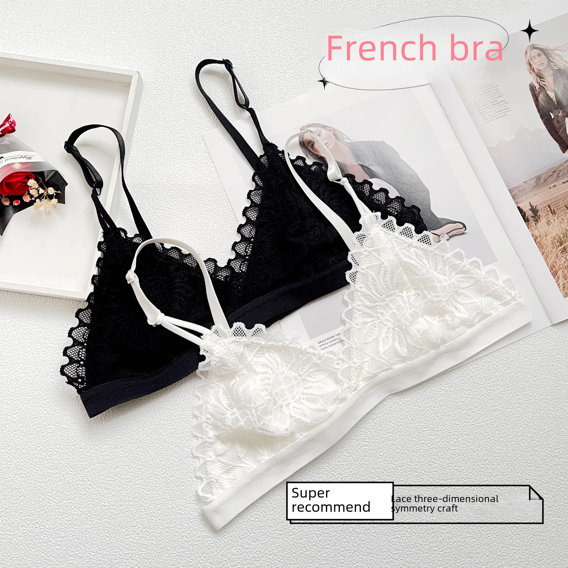 Ultra-Thin Padded Lace Tube Top Bra: Comfortable & Sexy Underwear ...