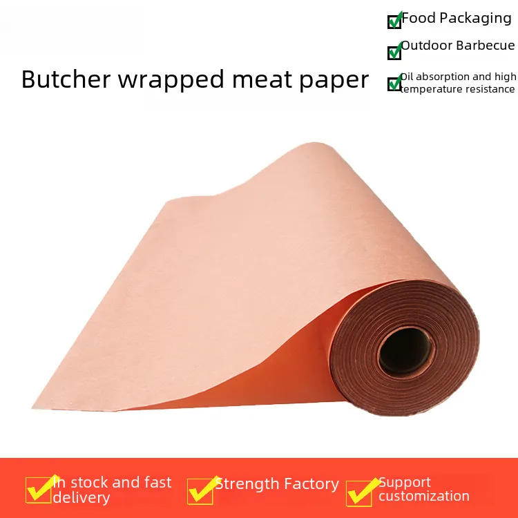 66 Gram Kraft Paper Butcher Paper for Wrapping Food: Oil-Absorbing ...