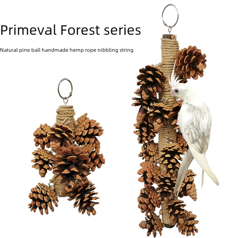 Wholesale Parrot Toy Climbing Ladder With Pine Cone Bite String... From ...