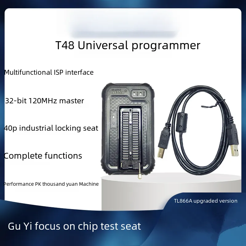 High-Speed Universal Programmer - T48 TL866-II Plus Upgrade for EMMC SPI NOR NAND Flash Chips ...