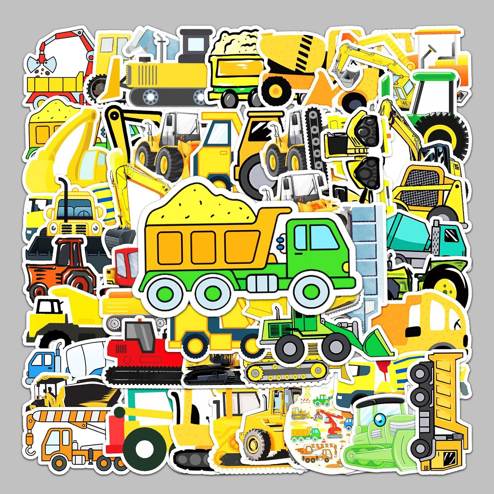 50 Works Car Cartoon Waterproof Luggage Stickers ... From Ddmymon, $20. ...