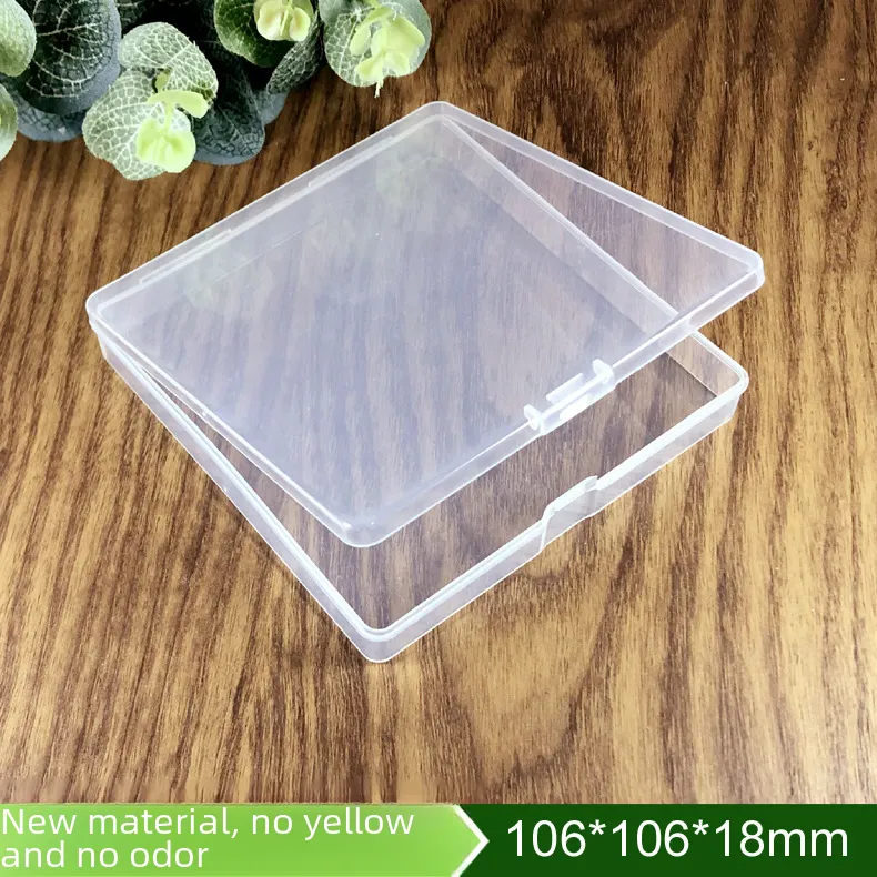 DHgate.com:Transparent PP Plastic Storage Boxes with Lids - Square ...