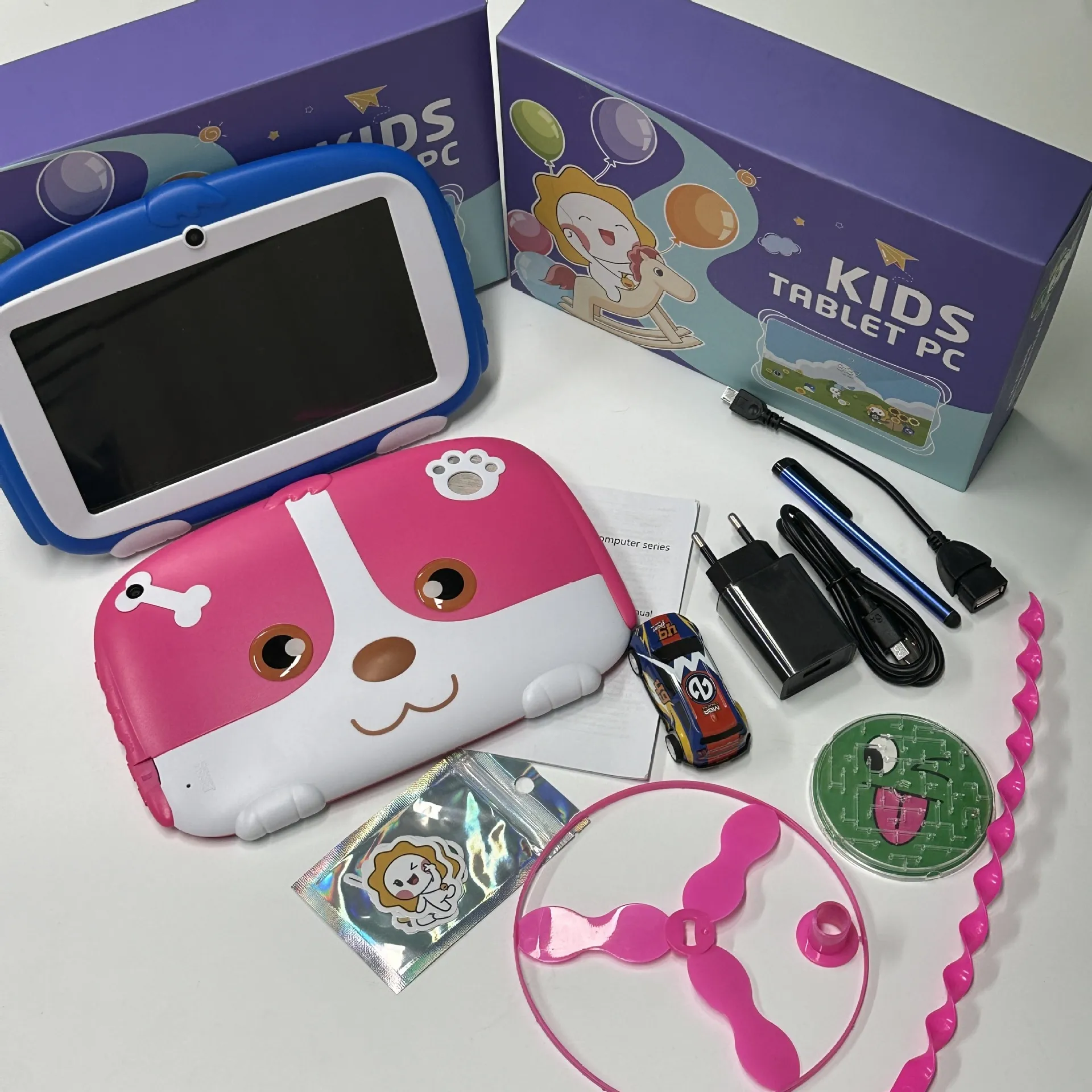 Children's Tablet 7 inch WiFi Bluetooth Android Kids Learning Smart ...