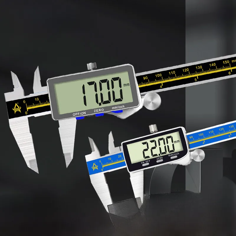 Precision Digital Caliper: 0-150mm, Stainless Steel, High Accuracy ...