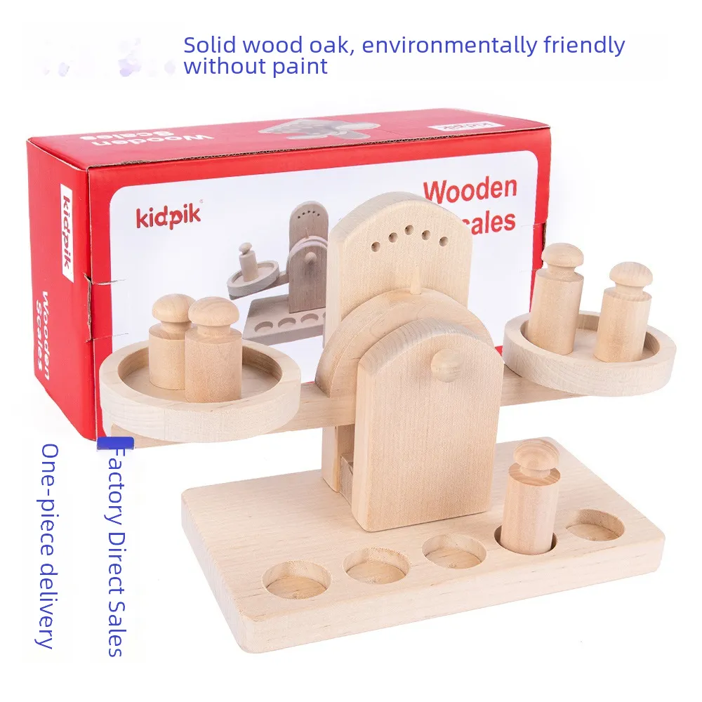 DHgate.com:Wooden Libra Toy Educational Math Balance Game for ...