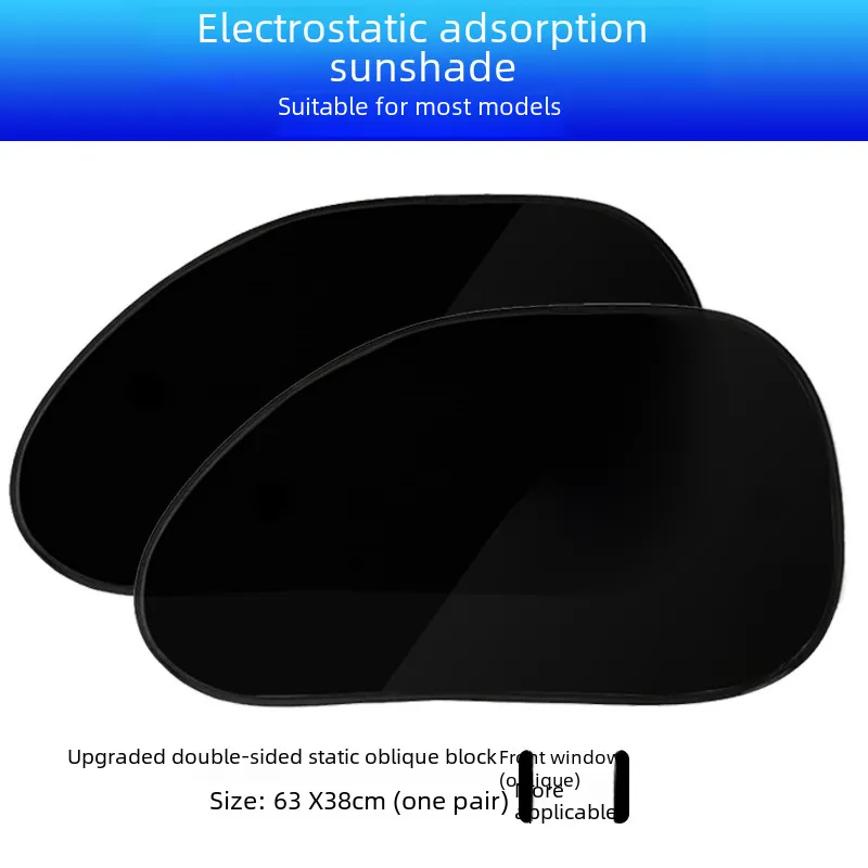 Car Sun Shade Electrostatic Window Film, 2024 Side Shield, Foldable ...