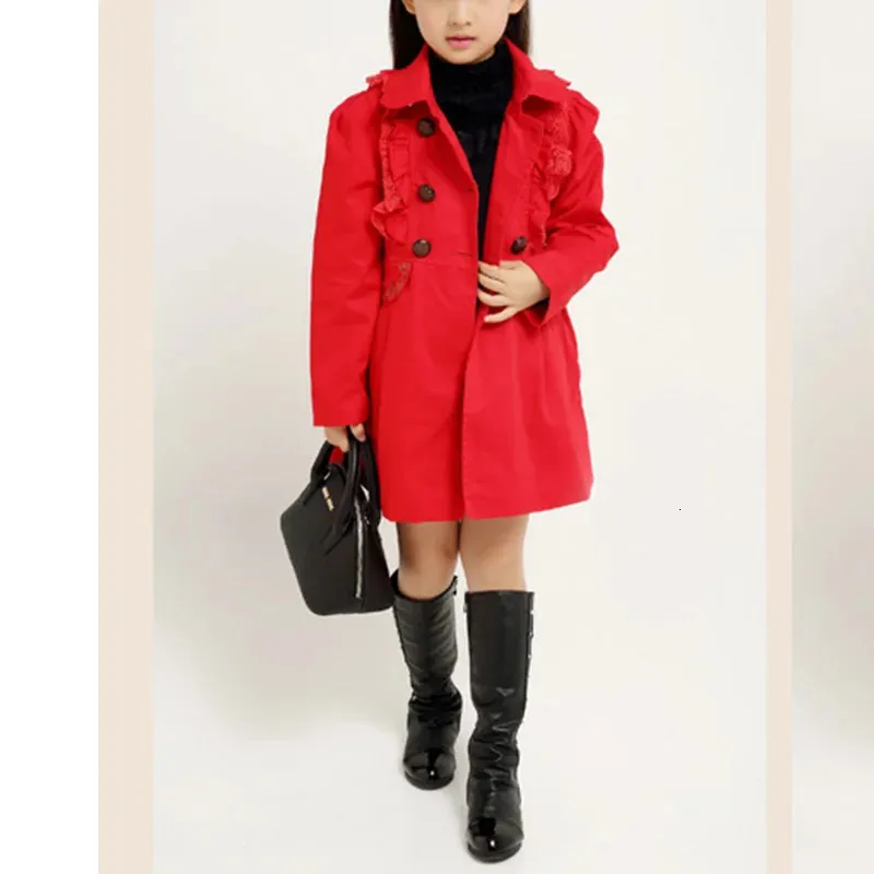 DHgate.com:Girls Lace Trench Coat with Hood - Spring and Autumn Fashion ...