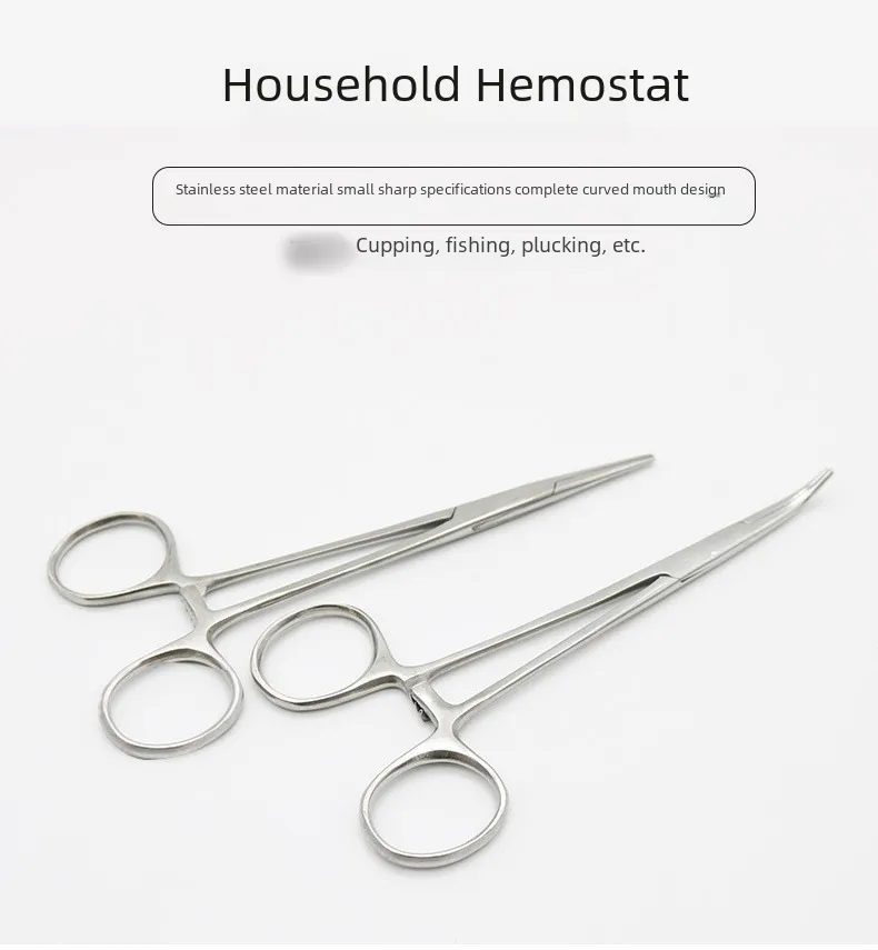 Stainless Steel Hemostatic Tissue needle forceps with...