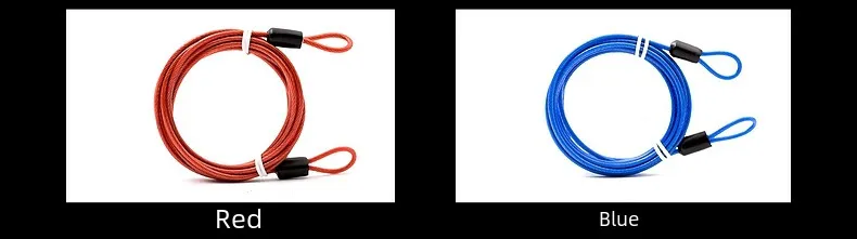 DHgate.com:Rubber-coated wire rope for combination lock, car, clothing ...