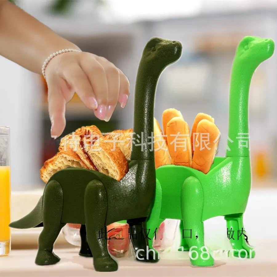 Dino Taco Holder - Fun Dinosaur Taco Stand, Cute Long Neck Dragon ...
