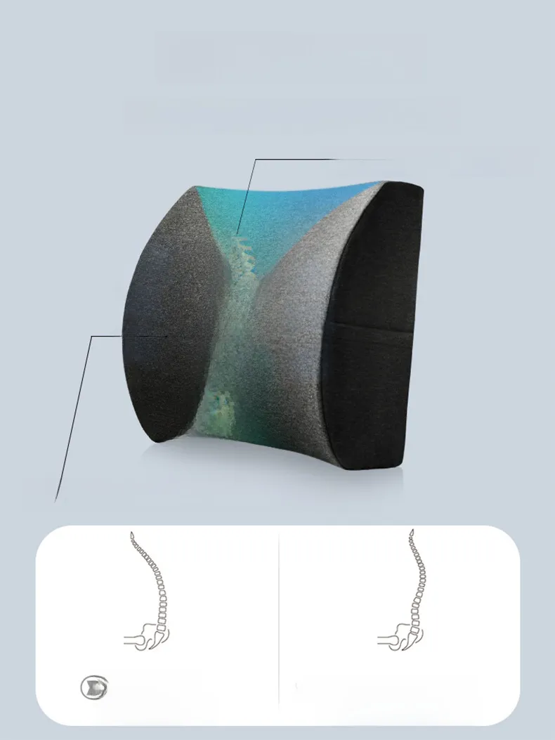 Premium Comfort Backrest Cushion: Gel & Memory Foam Support. Best ...