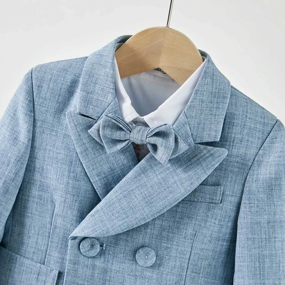 Baby Boy Formal Suit Set - Kids Gentleman Outfit, Blazer, Overalls ...