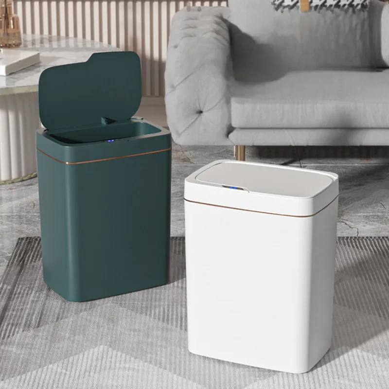 Automatic Trash Can With Lid: Stainless Kitchen Garbage Can, Ideal For ...