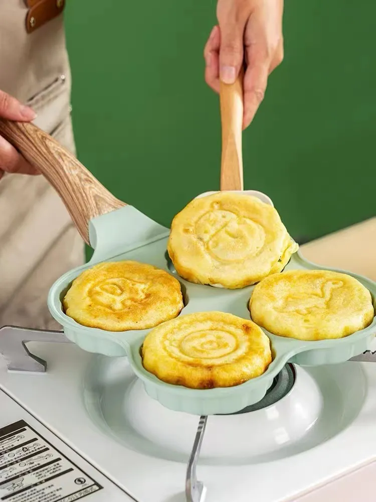 DHgate.com:4-Hole Non-stick Egg Pan for Kids Meals, Breakfast, and More ...