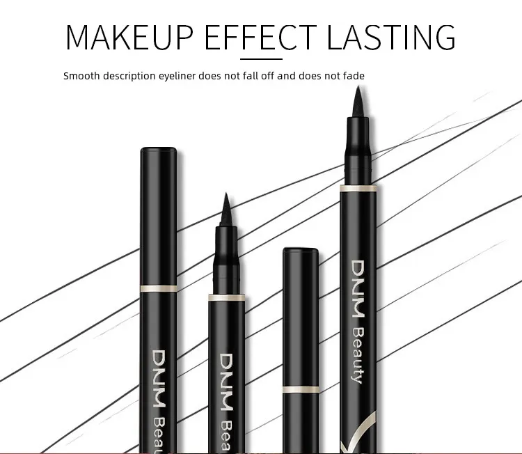 Waterproof Eyeliner Pen & Brow Pencil Set - Quick-Drying, High-Pigment ...