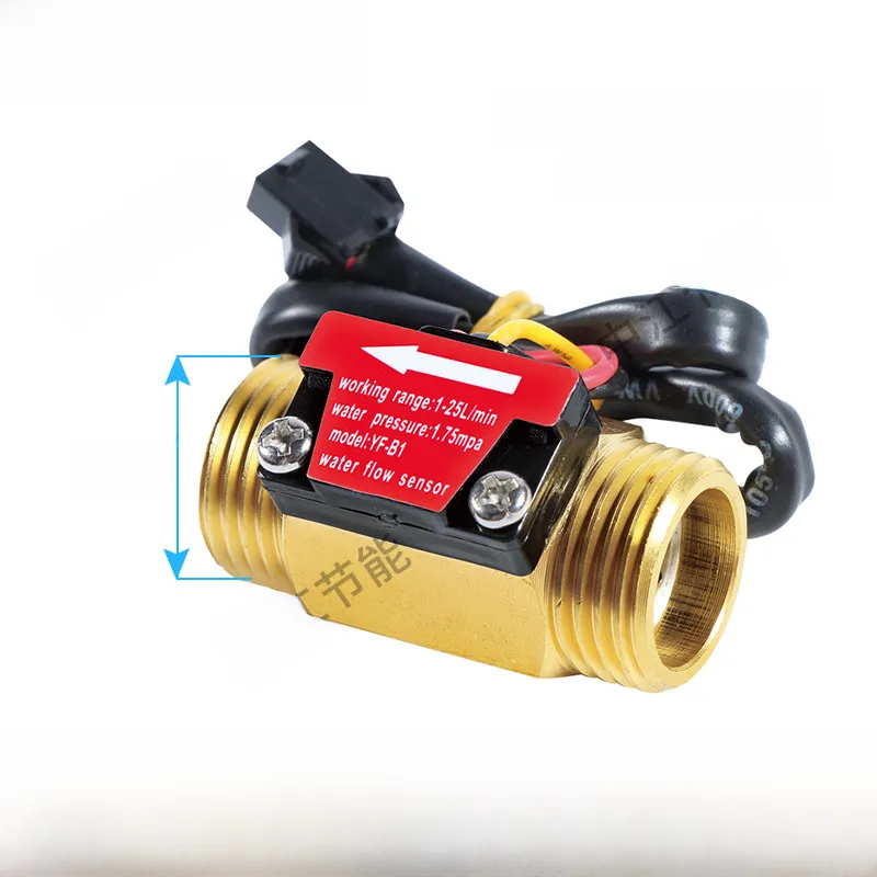 DHgate.com:4 Copper Turbine Flowmeters for Water Heaters: Precise Water ...