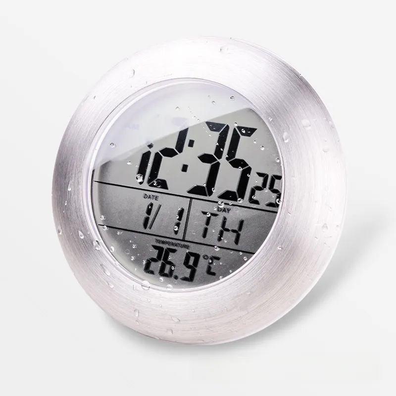 DHgate.com:Modern Waterproof Bathroom Suction Clock: Digital ...