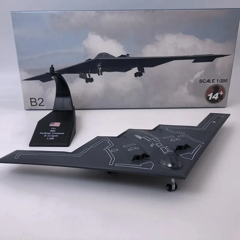 Diecast B 2A Stealth Bomber Replica |1/200 Escala |Modelo De ...