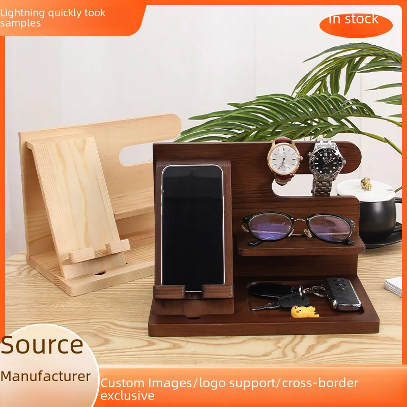 DHgate.com:Stylish Wooden Phone Docking Station with Watch Organizer ...
