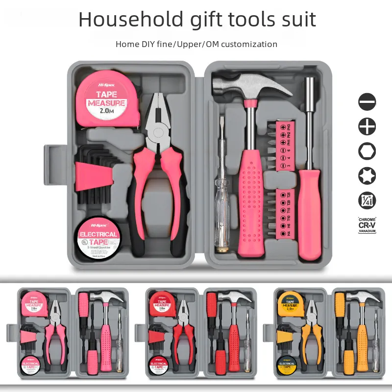 Household Tool Set: Premium Quality Combination Set with Hex Wrenches ...