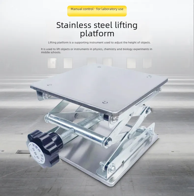 Small Stainless Steel 100x100 Lifting Platform - Electric/Manual ...