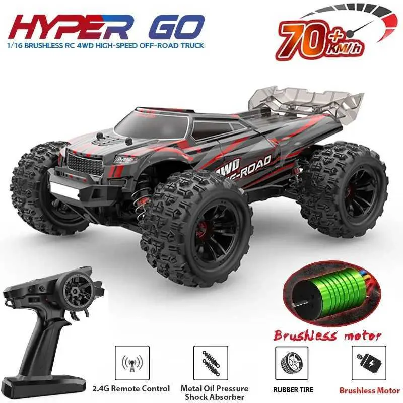 DHgate.com:MJX 1/16 4WD Brushless RC Car, 70KM/H High-Speed Off-Road ...