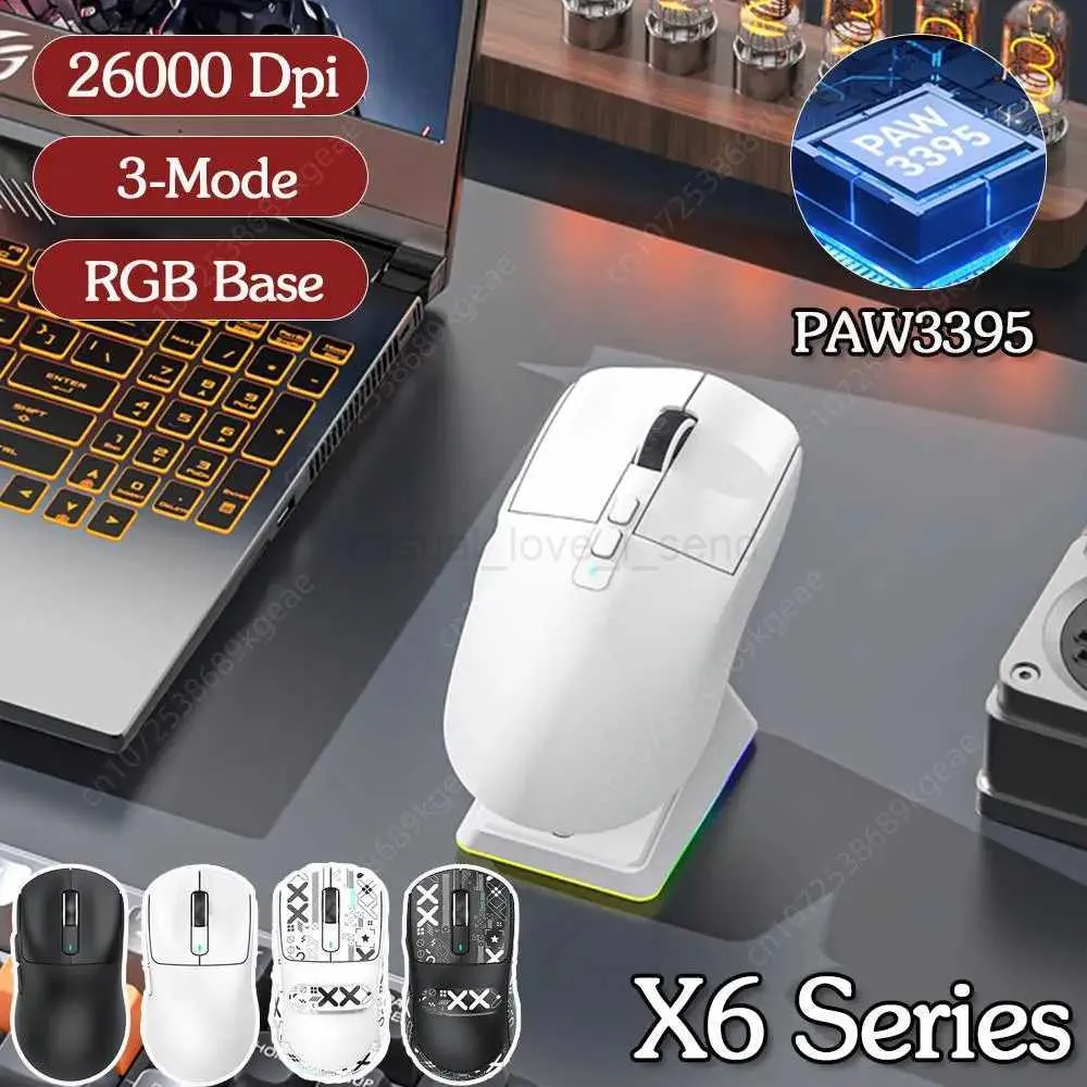 Attack Shark X6 Pro: Optical Wireless Gaming Mouse, 26000DPI, PAW3395 ...