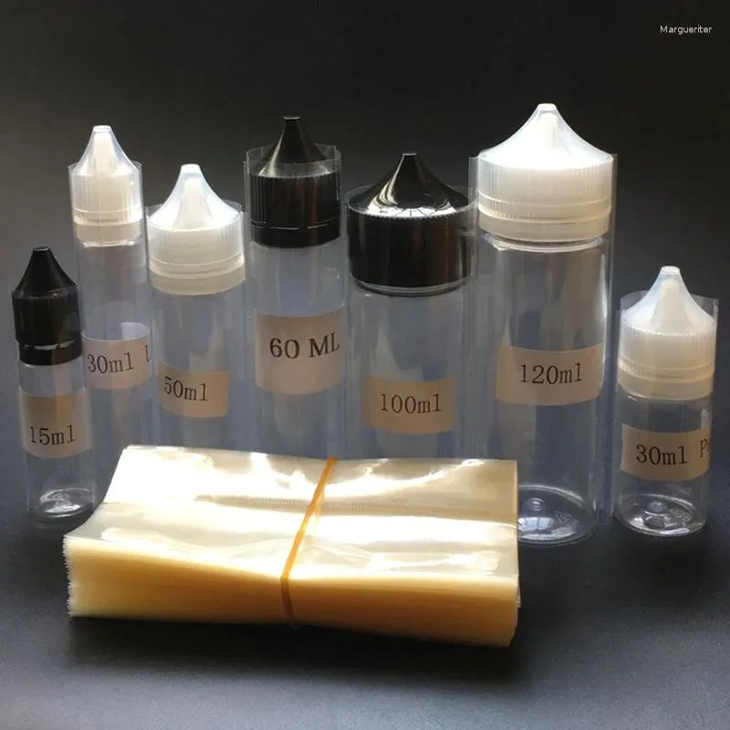 PVC Heat Shrink Wrap Film - Clear Bottle Seals for 15ml-120ml Pen ...