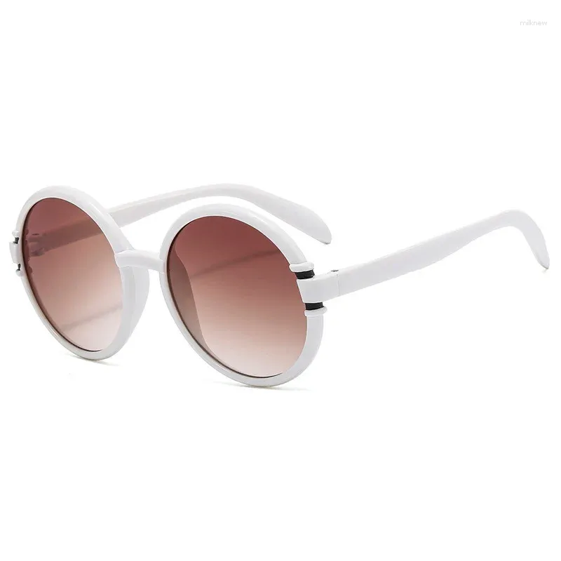 Vintage Retro Round Frame Sunglasses Trends 2022 Female With UV ...