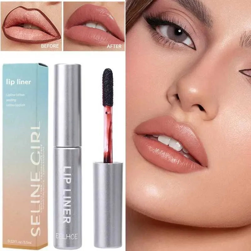 Long-Lasting Matte Red Lip Stain & Lip Gloss - Peel-Off Lip Liner ...