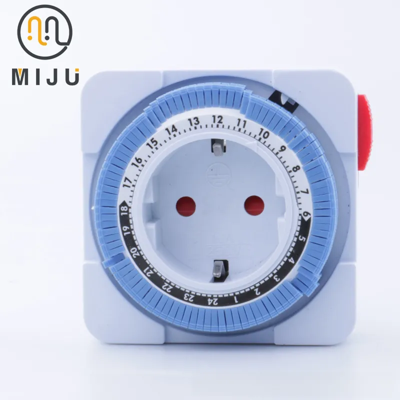 EU Standard 15-Minute Interval Timer Socket - Electric Socket Europe ...