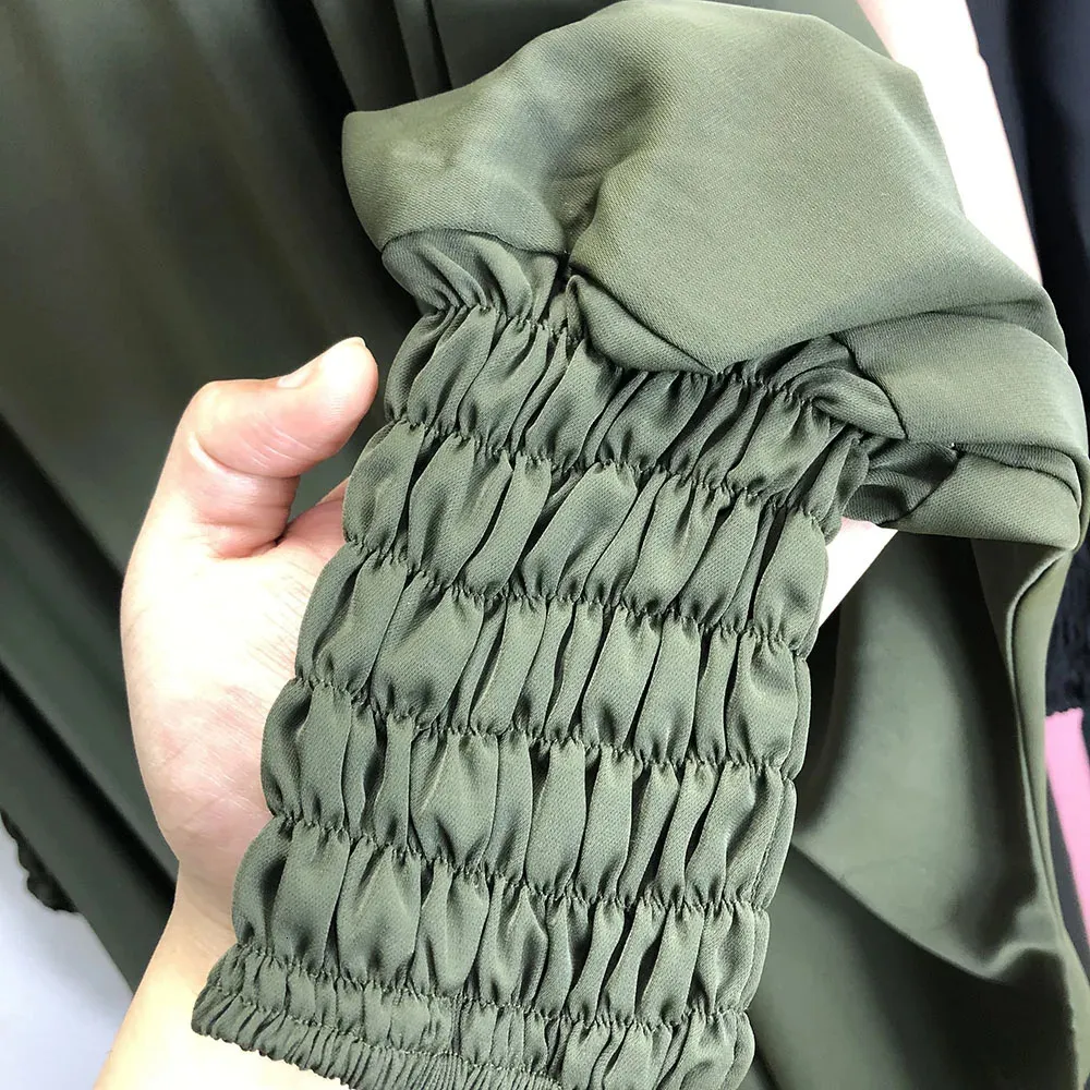 Drop Butterfly Modest Abaya High Quality Ramadan Eid Elastic Wrist Maxi ...
