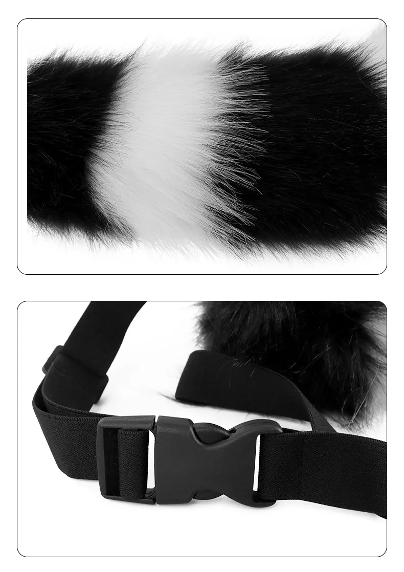 Fox Ears Cosplay Headband & Tail Set - Halloween & Comic Con Ready ...