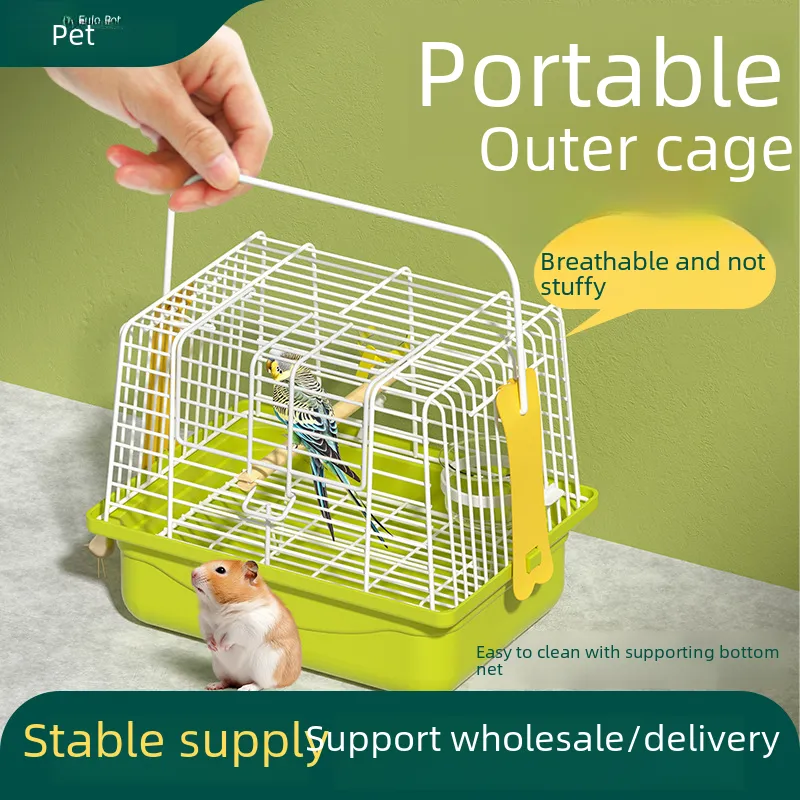 Portable Outdoor Parrot Cage With Large Space For Tiger Skin, Xuanfeng ...