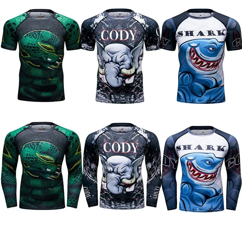 DHgate.com:Mens Compression Rashguard Shirt - BJJ, Boxing, MMA, Combat ...