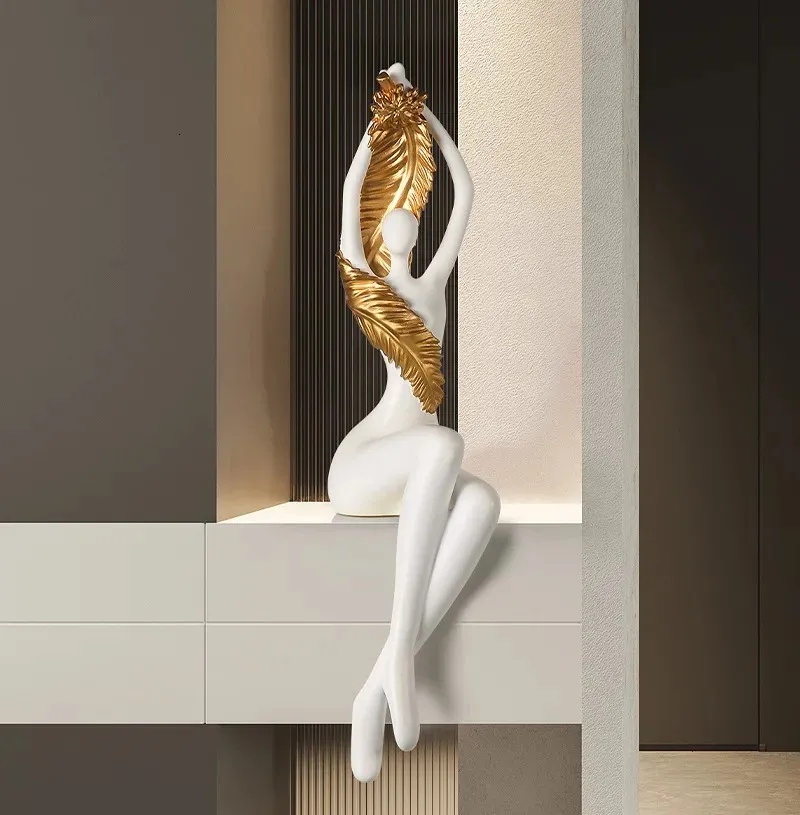 Nude Statue Resin Female Figure Body Art Sculpture Erotic Decor For ...