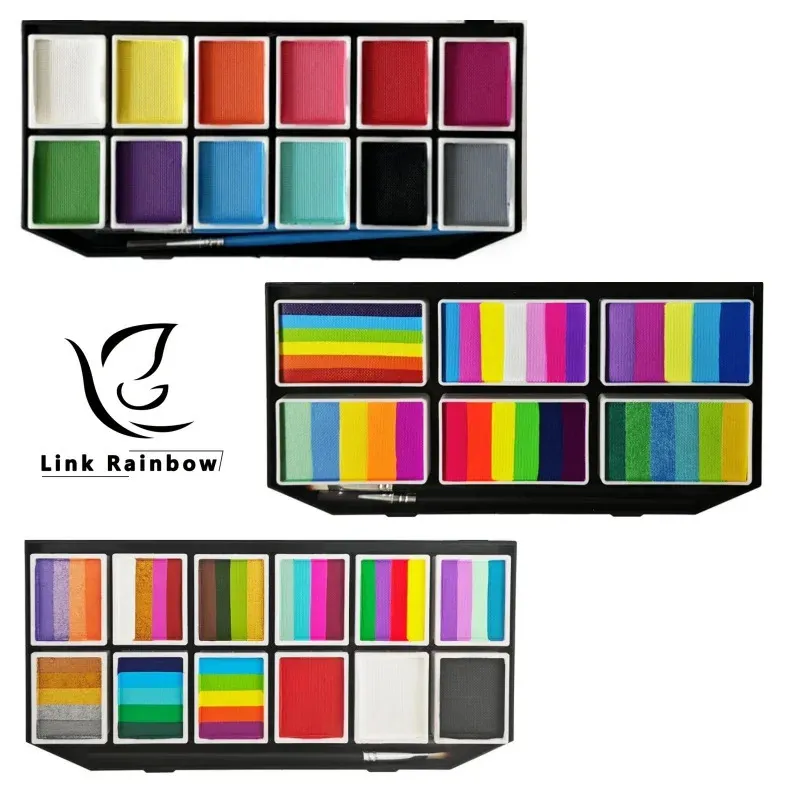 Body Painting Kit, Cream Color Palette Makeup Face And Body Paint Set ...